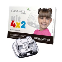 Kit Bráquete Capelozza 4x2 0,022 - 1 Caso|Orthometric