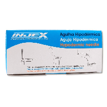 Agulha Descartável Hipodérmica 13x4,5mm 26G 1/2 - 100unid. - Injex