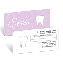 Cartão de Horário Dente Sorria Dental Speed