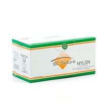 Fio de Sutura Nylon 3/8 2,0cm - 45cm - BC Suture