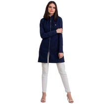 Jaleco Feminino Acinturado Veneto Azul Dra Cherie