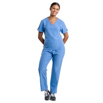 Pijama Scrub Feminino Easy Azul Dra. Cherie