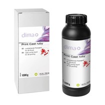 Resina para Impressora 3D Dima Print Cast Ruby 1Kg - Kulzer na Dental Speed