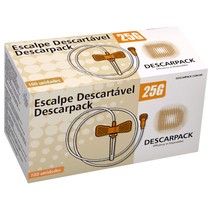 Scalp Descartável Luer Lock 25g